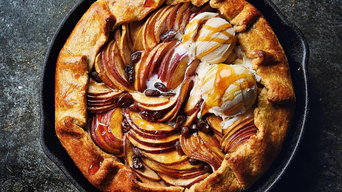 Rustic Apple Tart Recipe UK | Easy Homemade Freeform Apple Tart ...