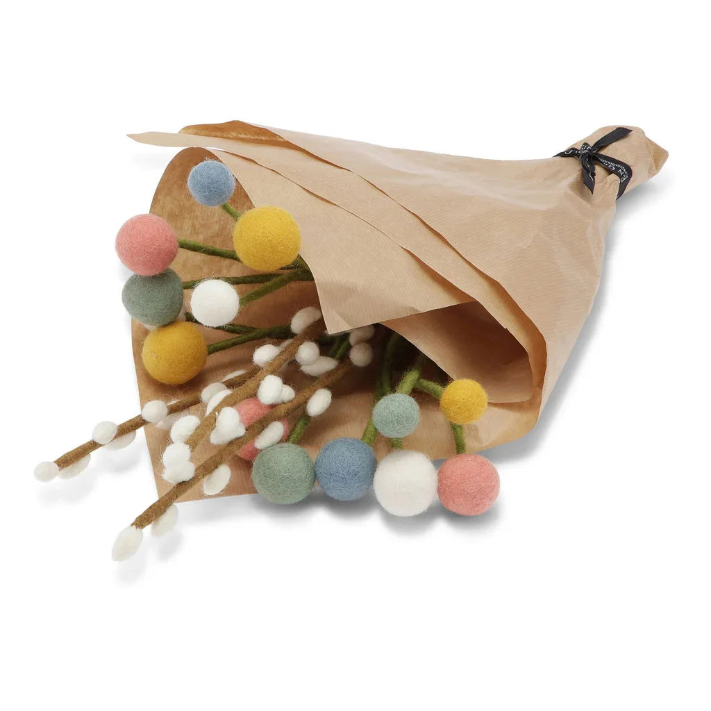 Buy Gry & Sif Jayanti Wool Felt Bouquet – (40cm) Online | UK Delivery ...