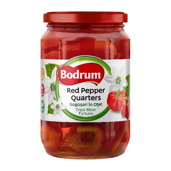 Bodrum Red Pepper Quarters - Gogosari (650g) | Buy Online UK — LemonSalt