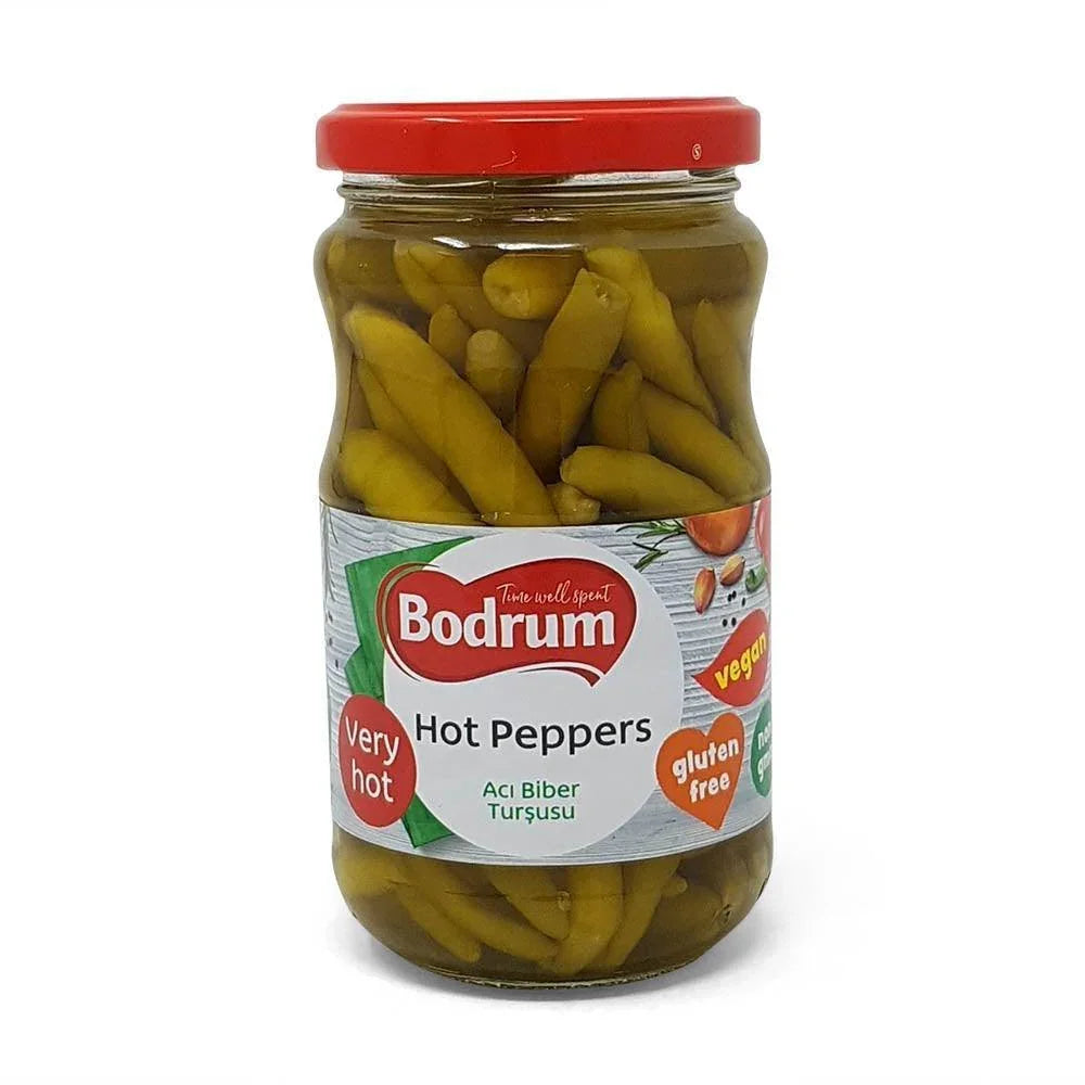 Bodrum Hot Peppers (330g) | Buy Online UK — LemonSalt