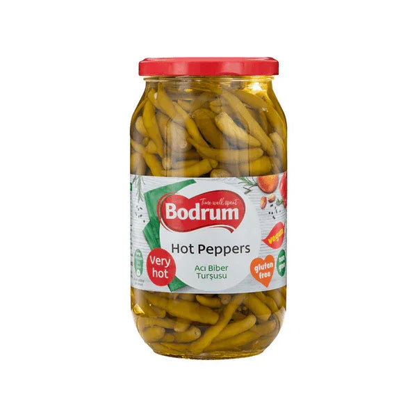 Bodrum Hot Peppers (840g) | Buy Online UK — LemonSalt