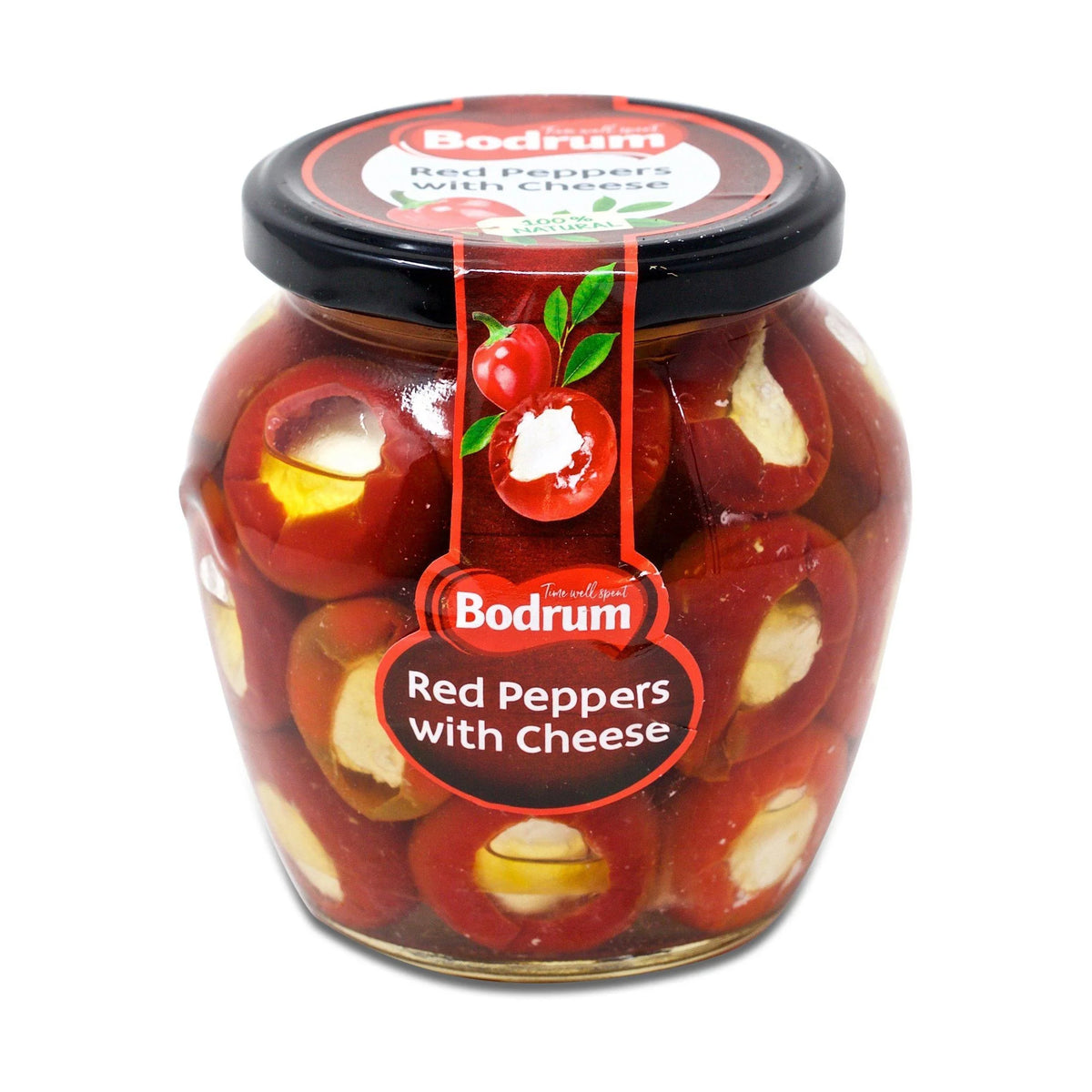 Bodrum Red Peppers with Cheese (520g) | Buy Online UK — LemonSalt