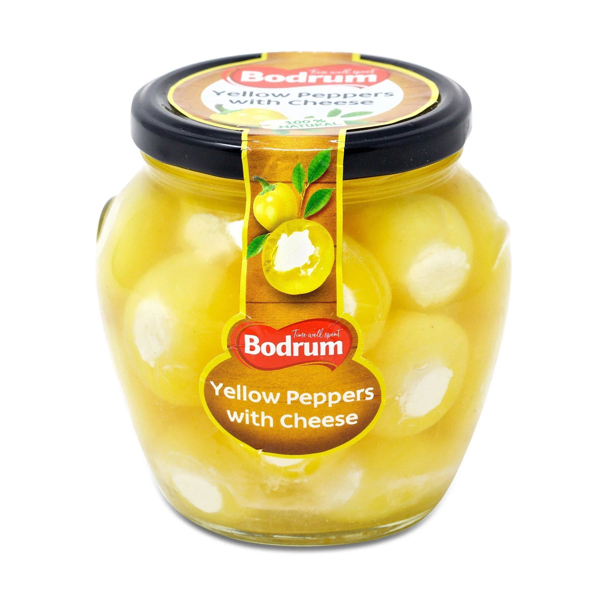 Bodrum Yellow Peppers with Cheese (520g) | Buy Online UK — LemonSalt