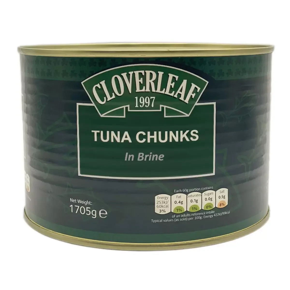Cloverleaf Tuna Chunks in Brine (1.7kg) | Buy Online UK — LemonSalt