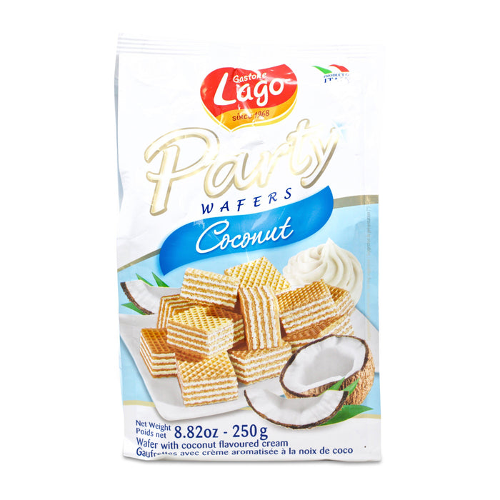 Gastone Lago Coconut Party Wafers (250g) | Confectionery & Desserts ...