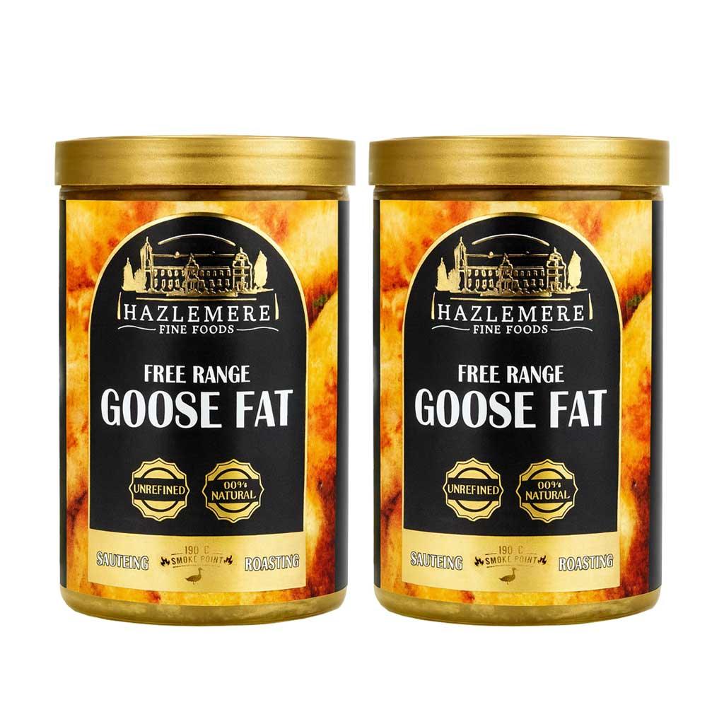 Hazlemere Fine Foods Free Range Goose Fat (2x375g) | Buy Online UK ...