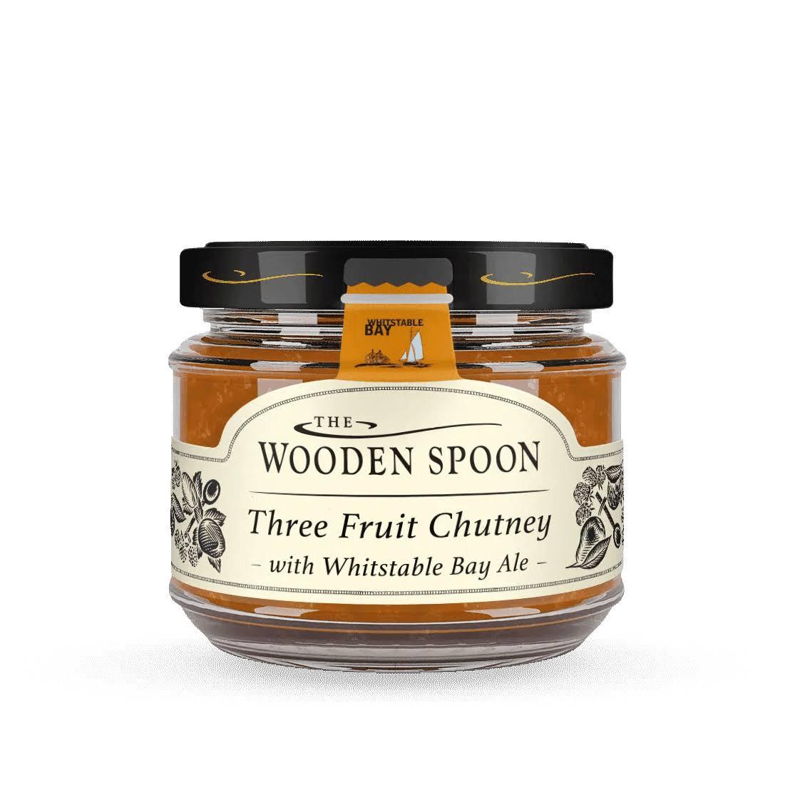 Buy The Wooden Spoon - Three Fruit chutney with Whitstable Ale (190g ...