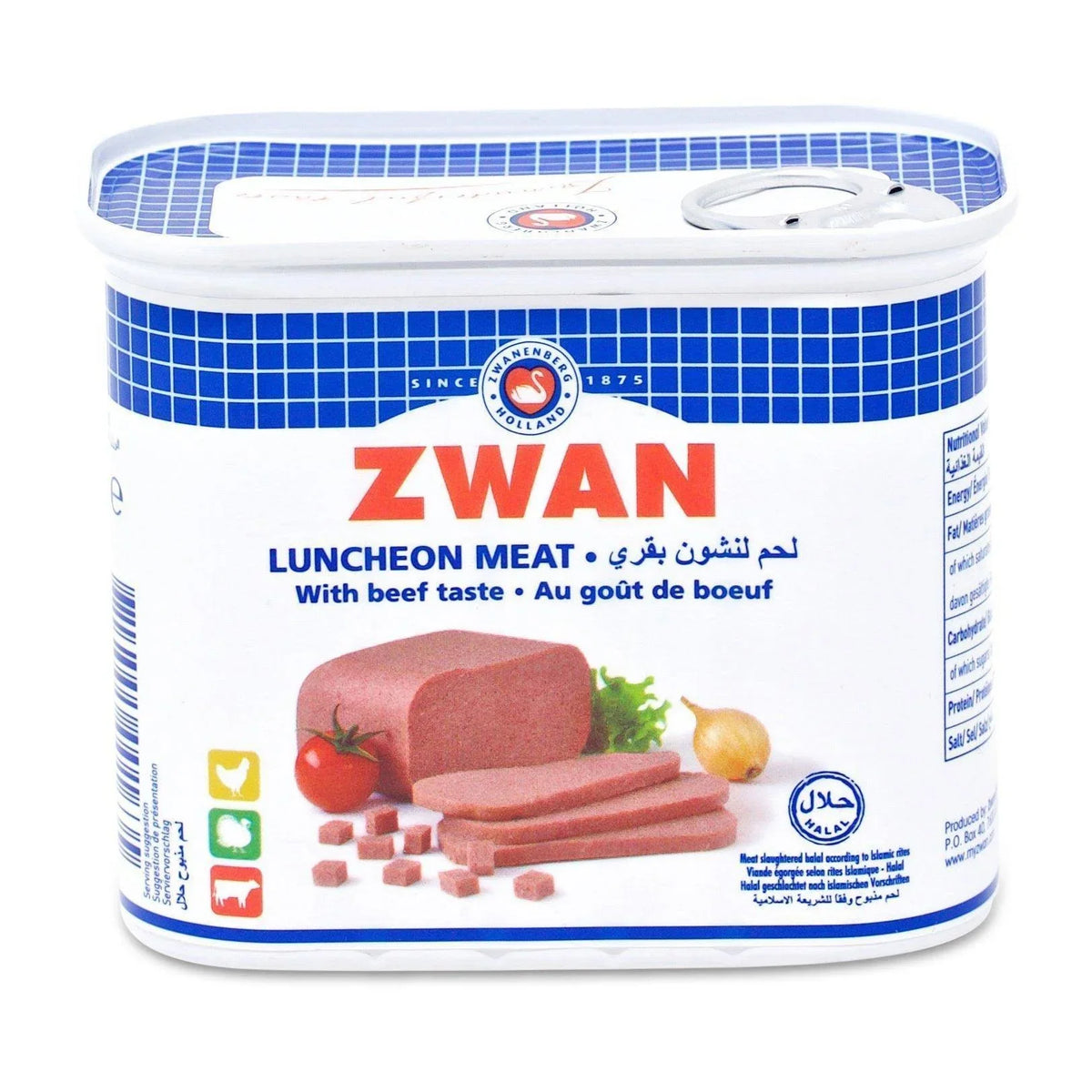 Zwan Beef Luncheon Meat (340g) | Buy Online UK — LemonSalt