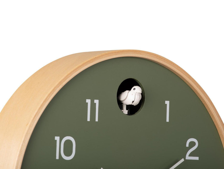 Karlsson Natural Cuckoo Wall Clock - Jungle Green | Wall Clock | Buy ...