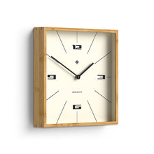 Newgate Fiji Wall Clock - Hovercraft Dial - Bamboo | Wall Clock | Buy ...