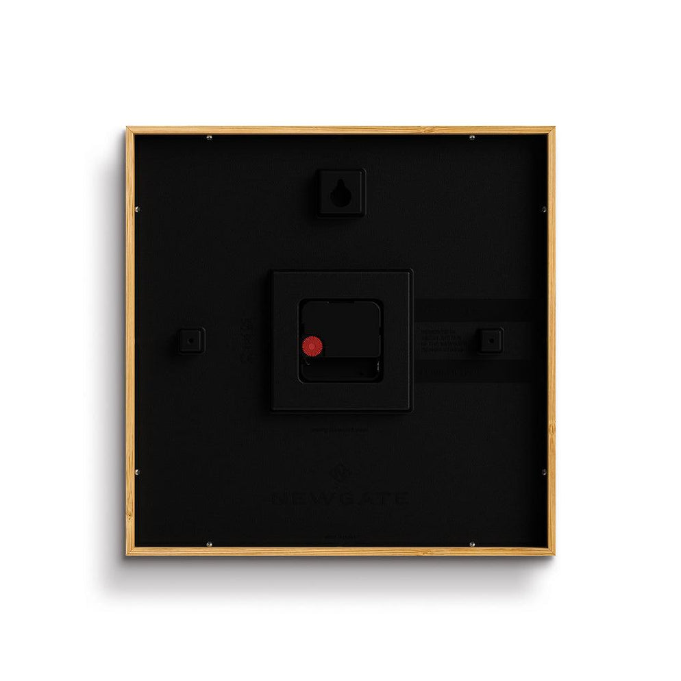 Newgate Fiji Wall Clock - Hovercraft Dial - Bamboo | Wall Clock | Buy ...