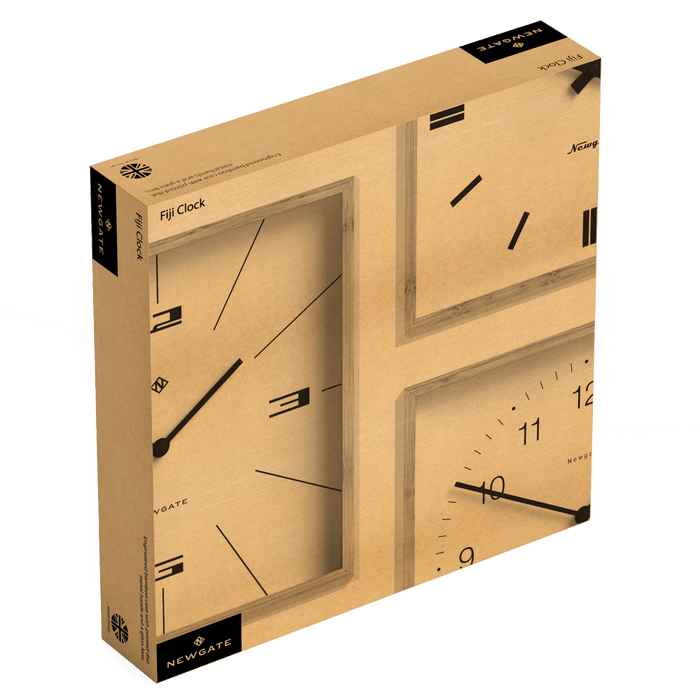 Newgate Fiji Wall Clock - Hovercraft Dial - Bamboo | Wall Clock | Buy ...