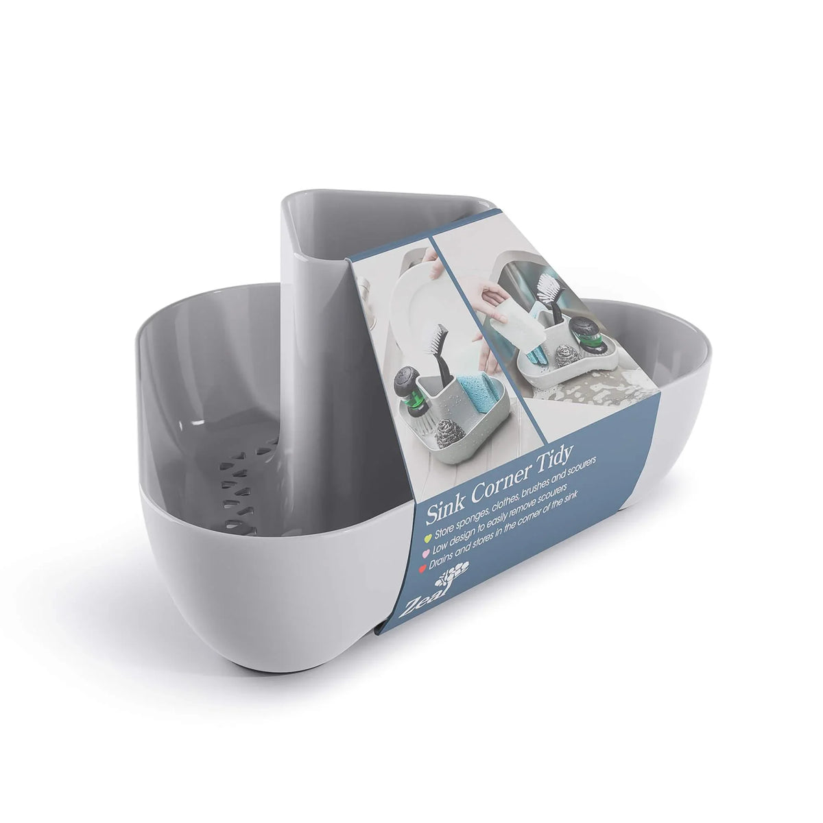 Zeal Melamine Sink Corner Tidy | Buy Online UK — LemonSalt