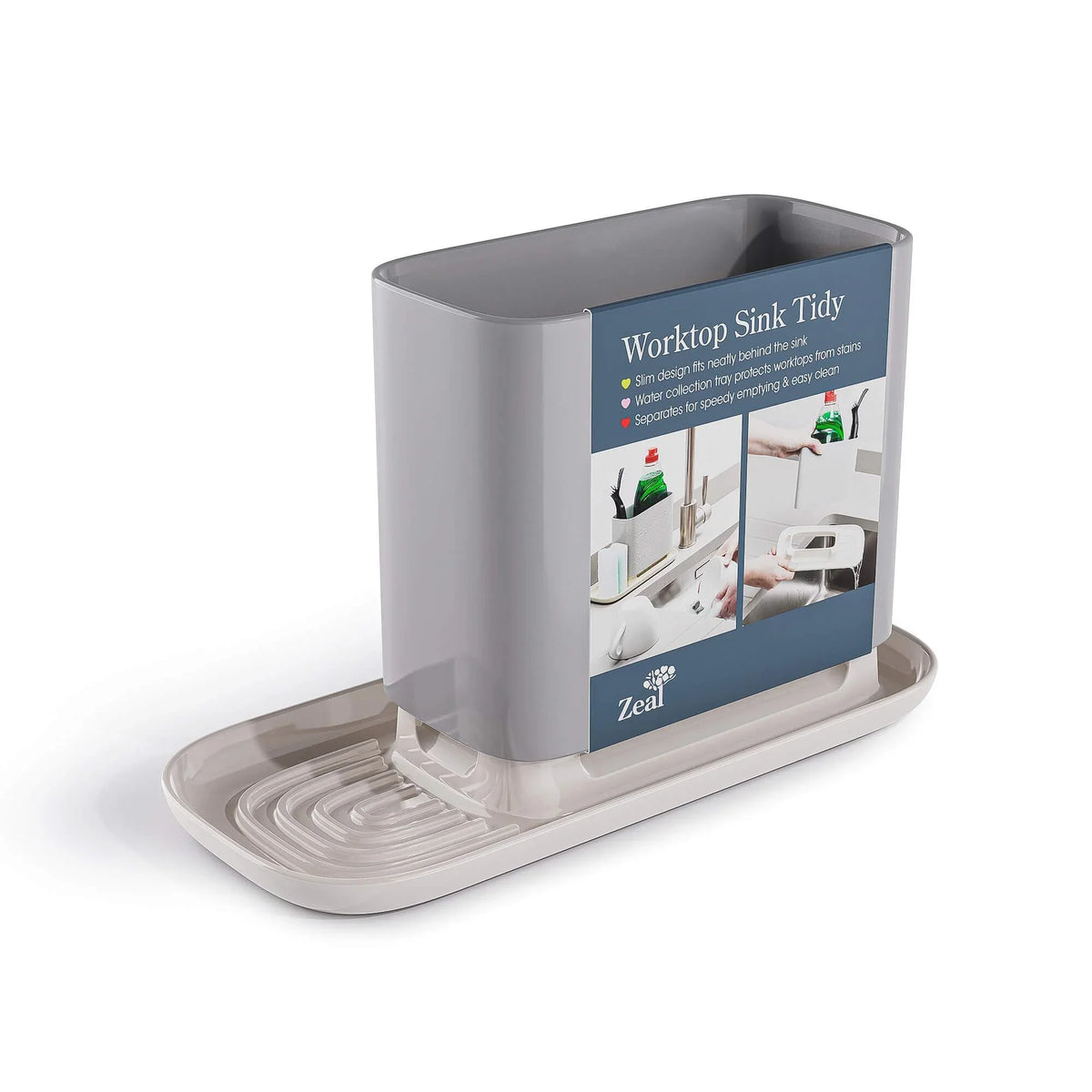 Zeal Melamine Worktop Sink Tidy | Buy Online UK — LemonSalt